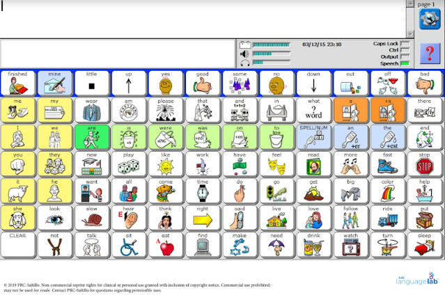 Alternative/ Augmentative Communication Program / LAMP Words For Life ...